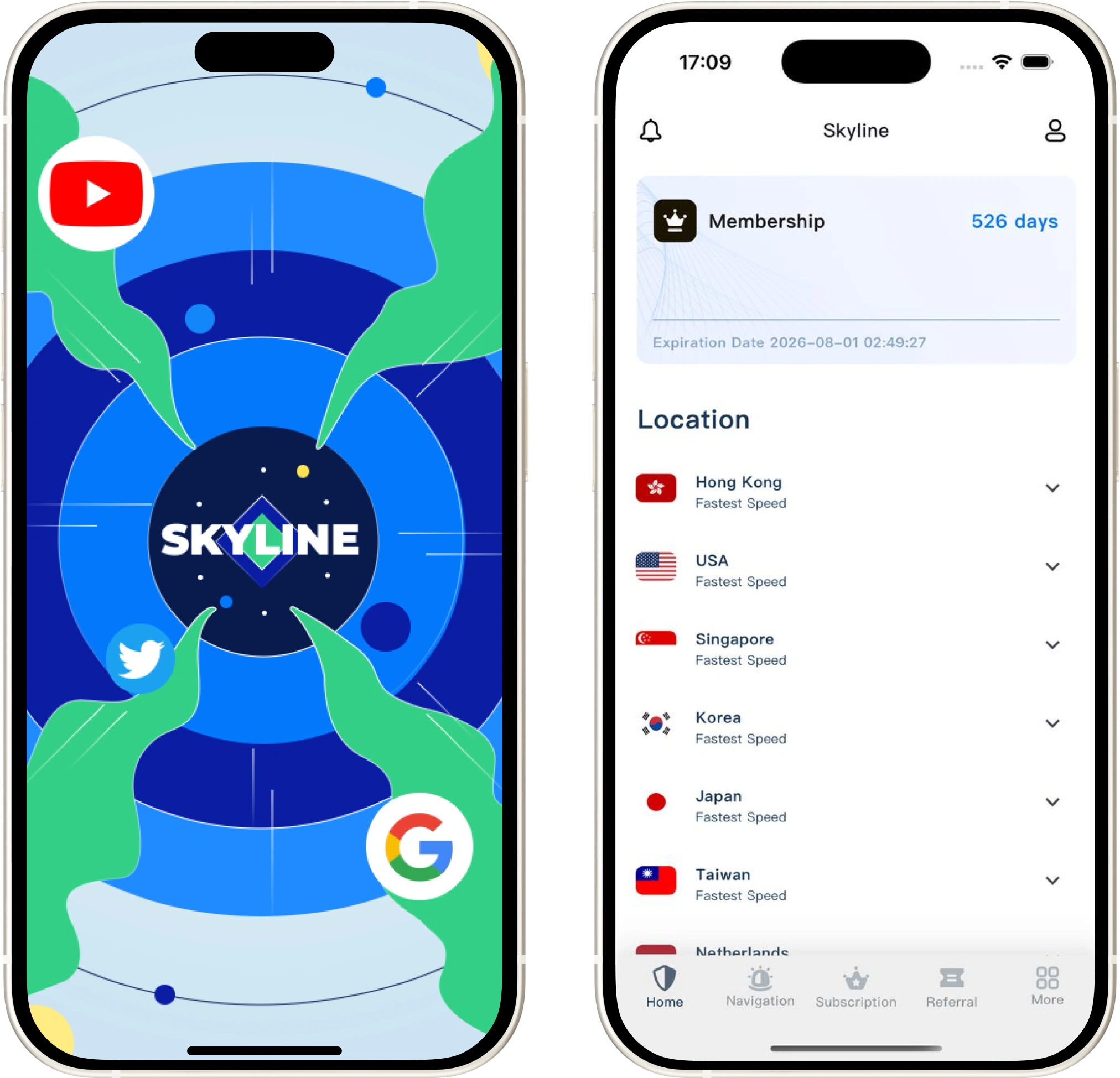 Skyline VPN 一键连接世界